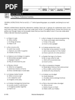 Vark Questionnaire | PDF | Books | Cognitive Science