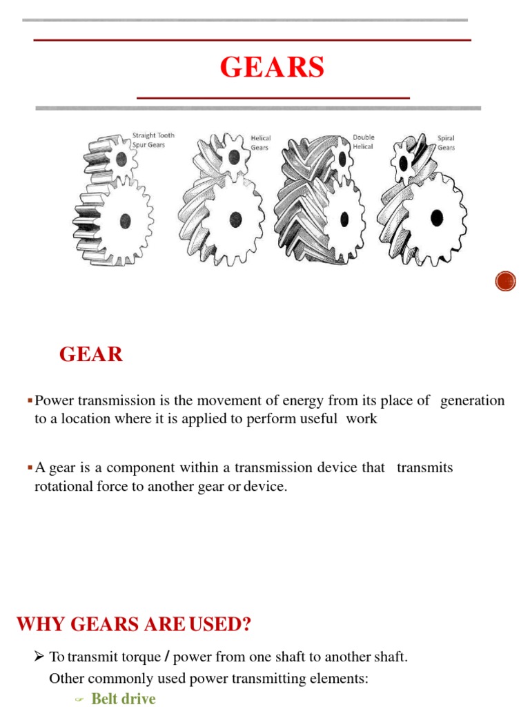 Understanding Gear Types and Applications | PDF | Gear | Machines