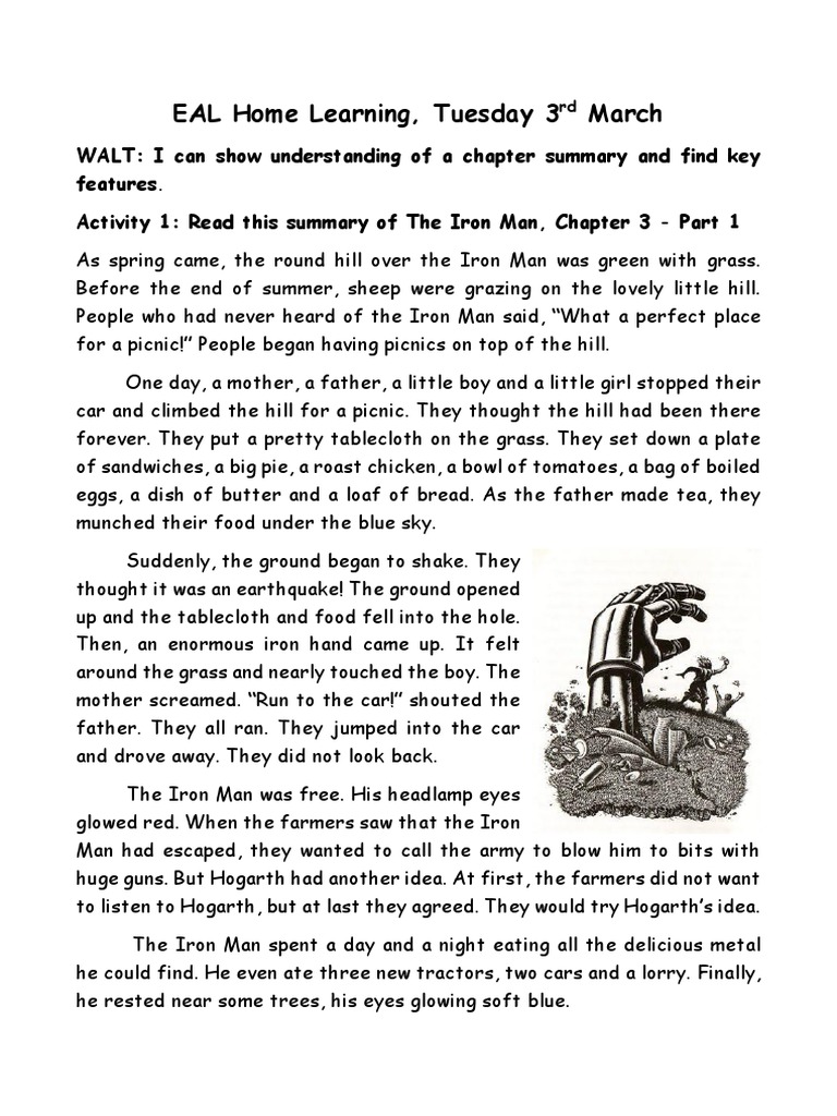 Iron Man Summary Chapter 3 | PDF | Foods