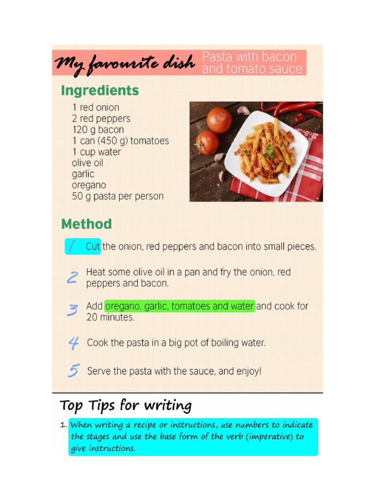 My Favourite Dish | PDF