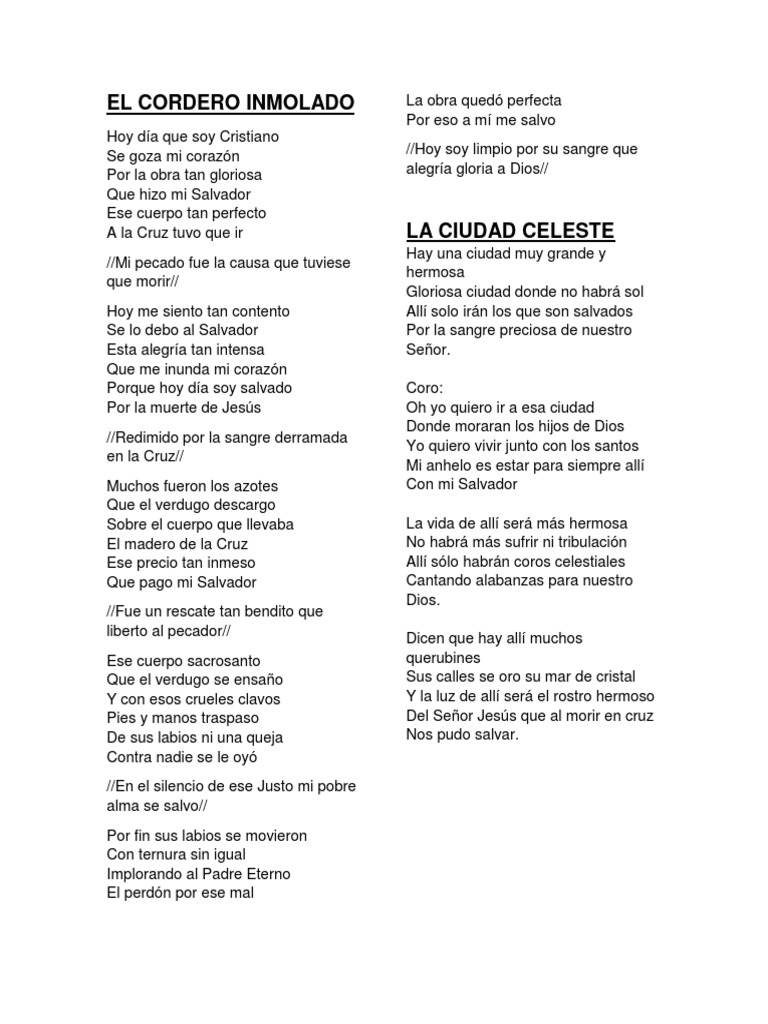 El Cordero Inmolado | PDF