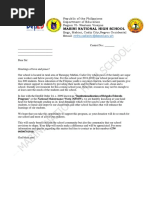 Solicitation Letter For The Trophy | PDF