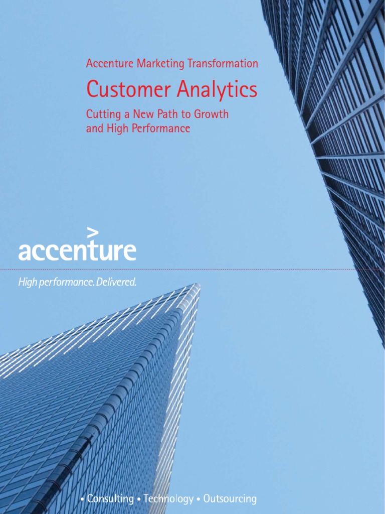 Accenture Customer Analytics Cutting A New Path To Growth and High ...