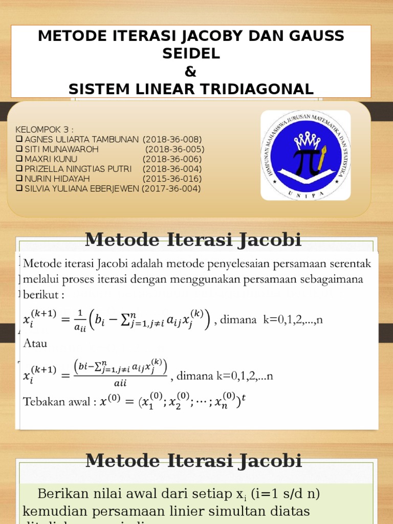 Metode Iterasi Jacoby Dan Gauss Seidel | PDF