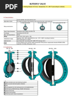Butterfly Valves Type 567/578 Datasheet | PDF | Valve | Actuator