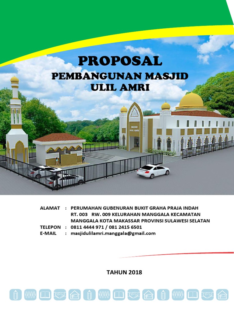 Proposal Pembangunan Masjid Ulil Amri | PDF