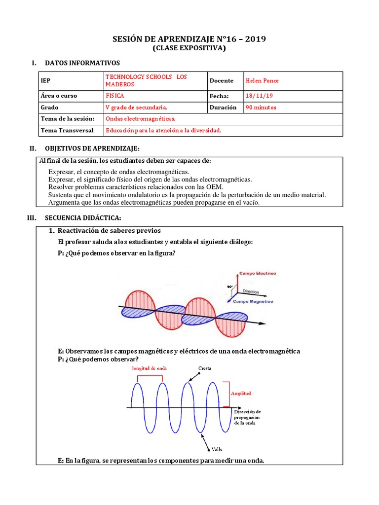 Ejercicios sobre Ondas Electromagnéticas | PDF | Olas | Frecuencia