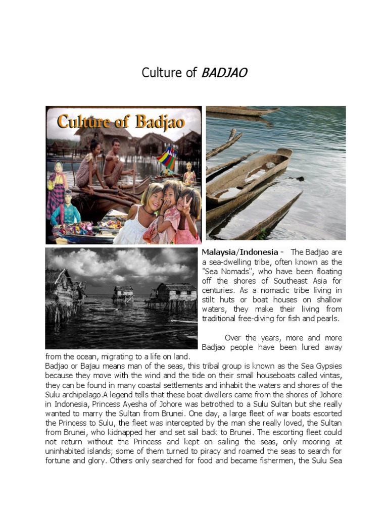 Culture of BADJAO | PDF | Jewelry | Design