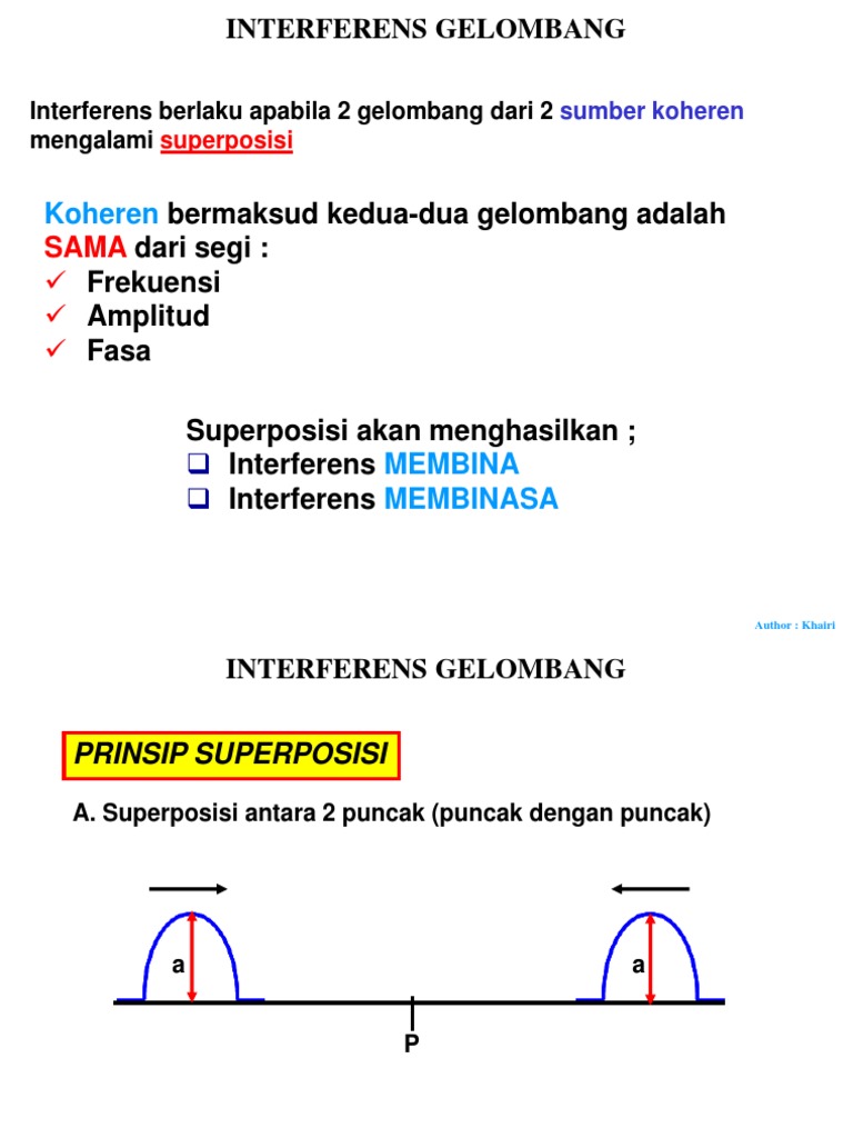 4.INTERFERENS GELOMBANG - Pps | PDF