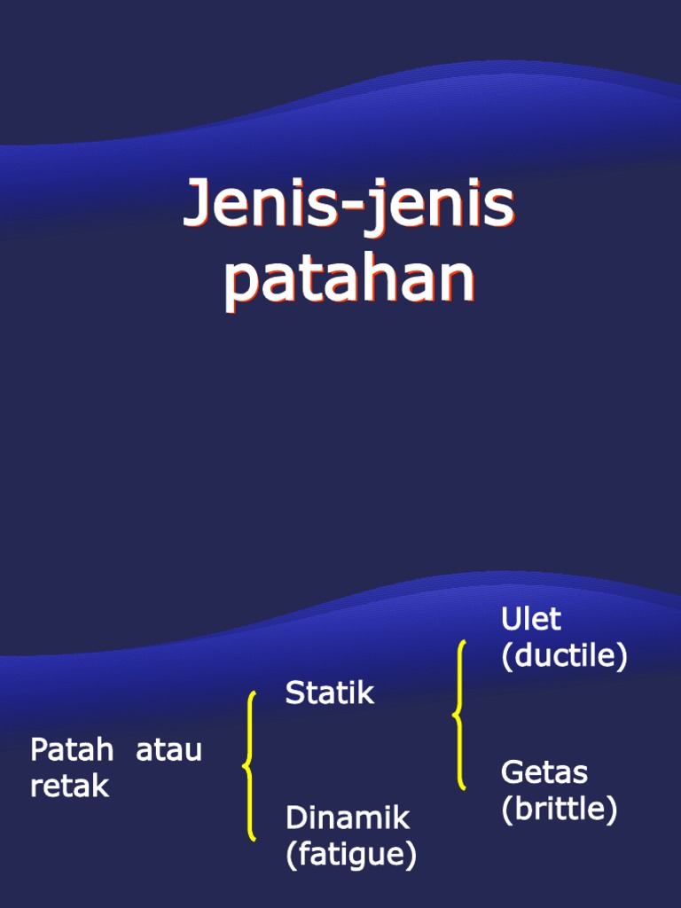 Jenis-Jenis Patahan-Patah Getas | PDF