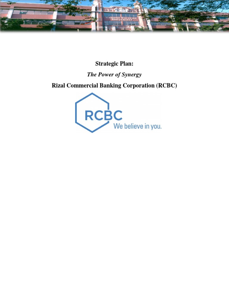 Strategic Plan-4 | PDF | Strategic Management | Banks