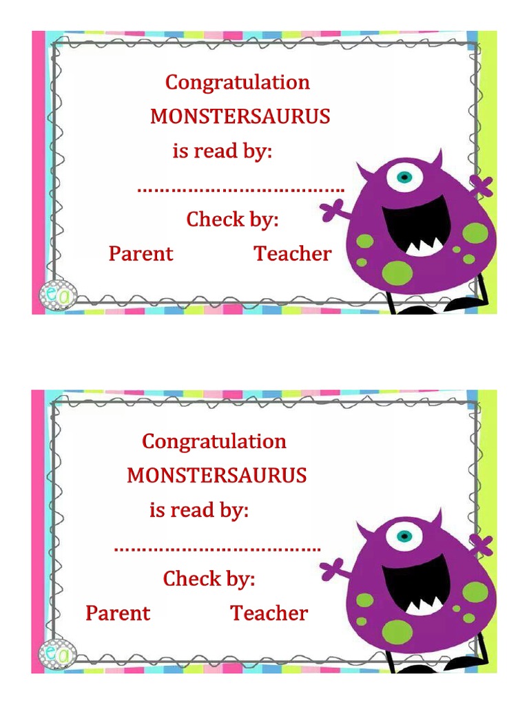 Monstersaurus Bok | PDF