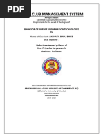 Sports Management System Mini Project - I: Submitted by | PDF | Php ...