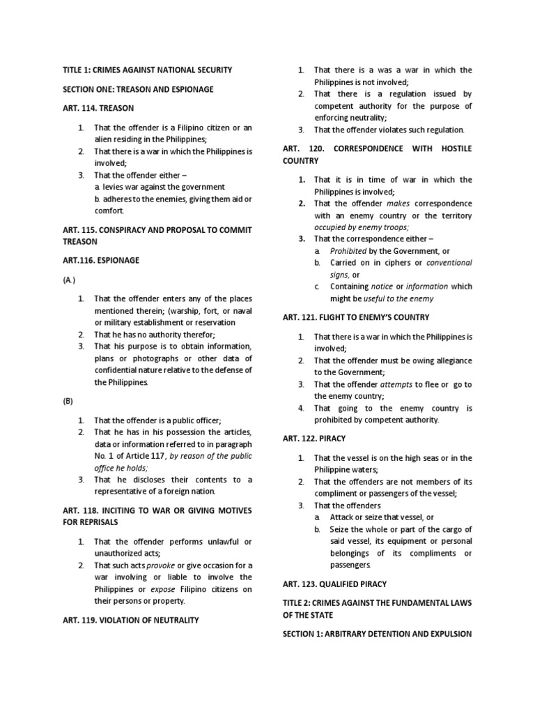 Elements RPC Book 2 | PDF | Forgery | Treason