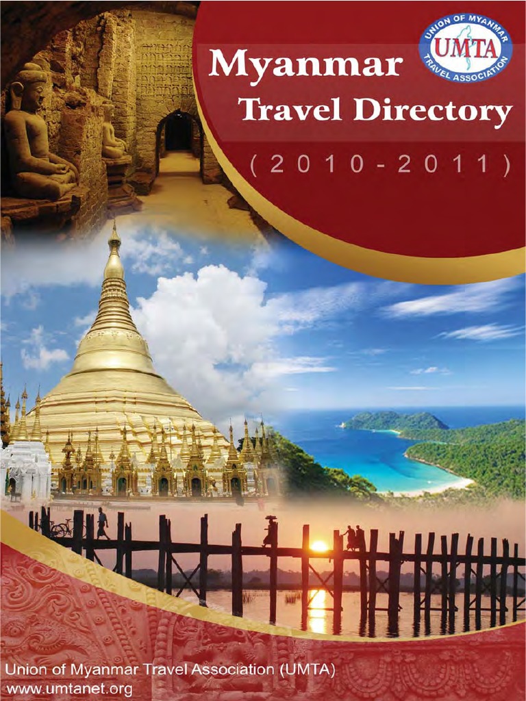 UMTA Travel - Directory Red PDF | PDF | Myanmar | Tourism