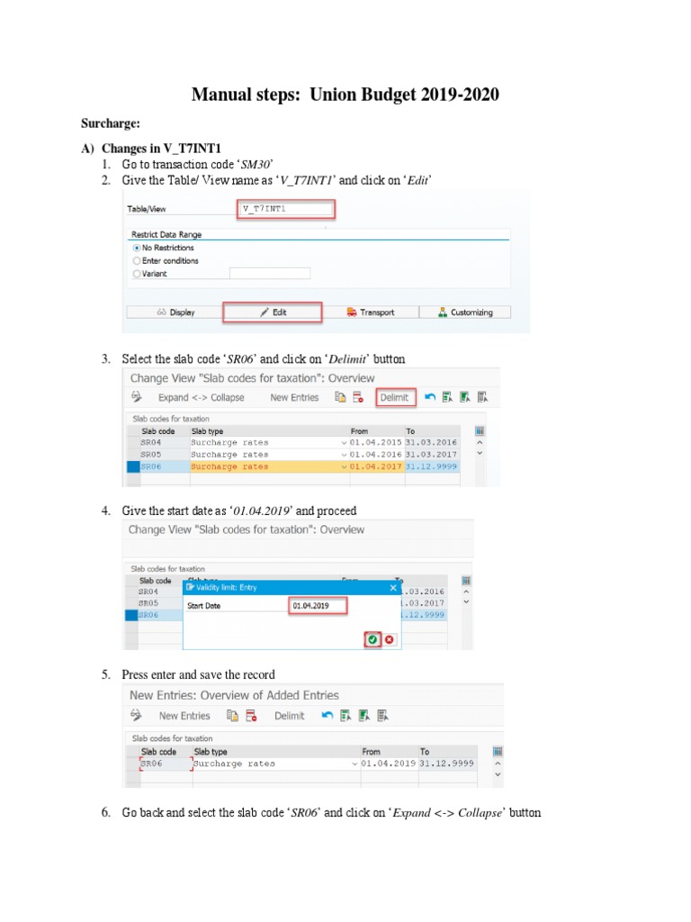 Manual Instructions Surcharge 80EEB | PDF | Government Finances | Payments