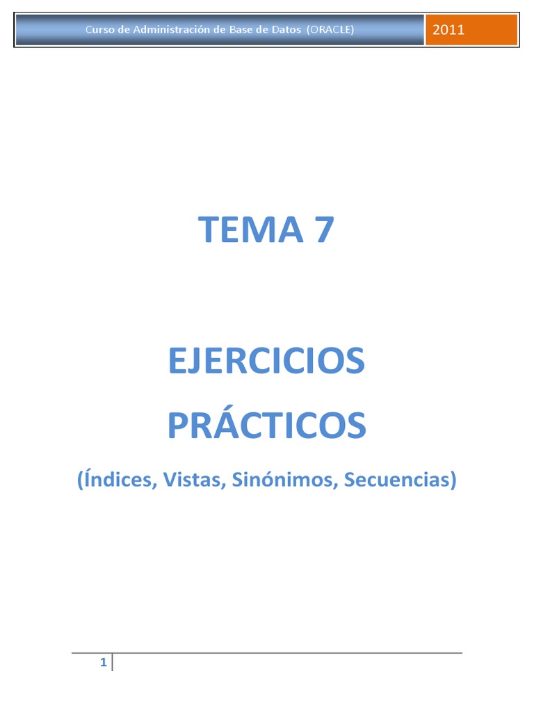 Tema 7 - Ejercicios Prácticos | PDF | Datos de computadora | Informática