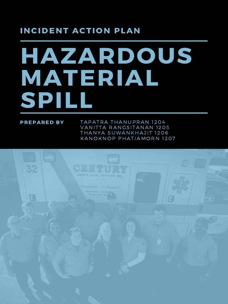 HazMat IAP Plan | Download Free PDF | Dangerous Goods | Toxicity