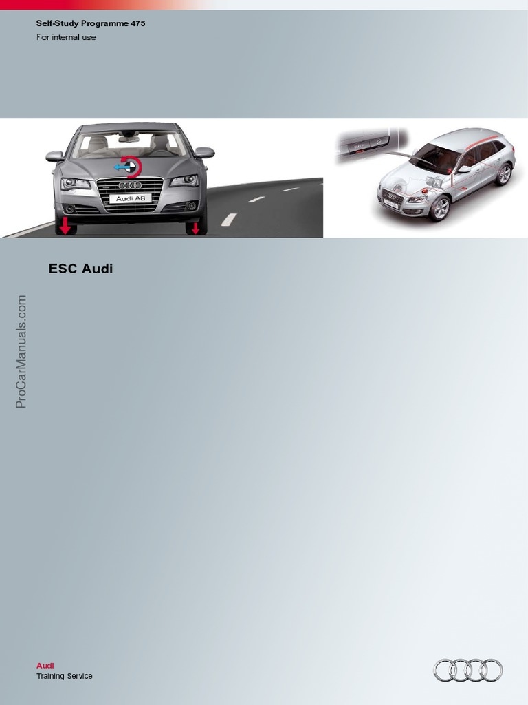 SSP-475-ESC Systems Audi | PDF | Anti Lock Braking System | Friction