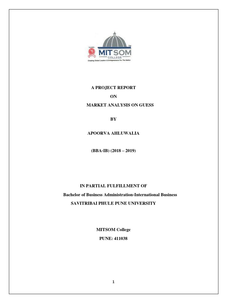 F21 Sanjana Ty Bba Project | PDF