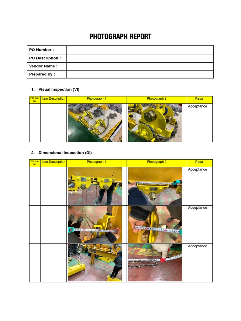 Photograph Report | PDF