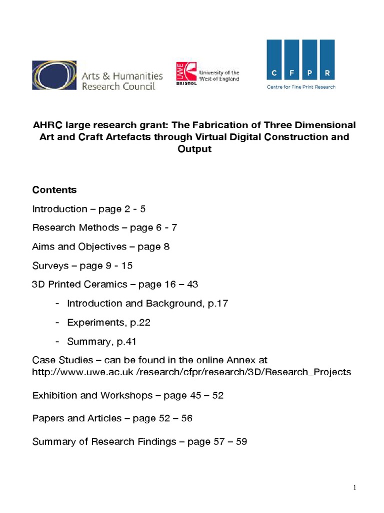 3D Project Report | PDF | Art | Computers