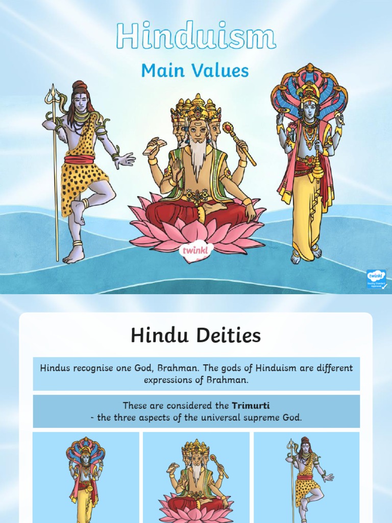 Hindu Deities and Core Beliefs | PDF | Religion & Spirituality