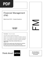 ACCA AFM Essential Formula Sheet | PDF