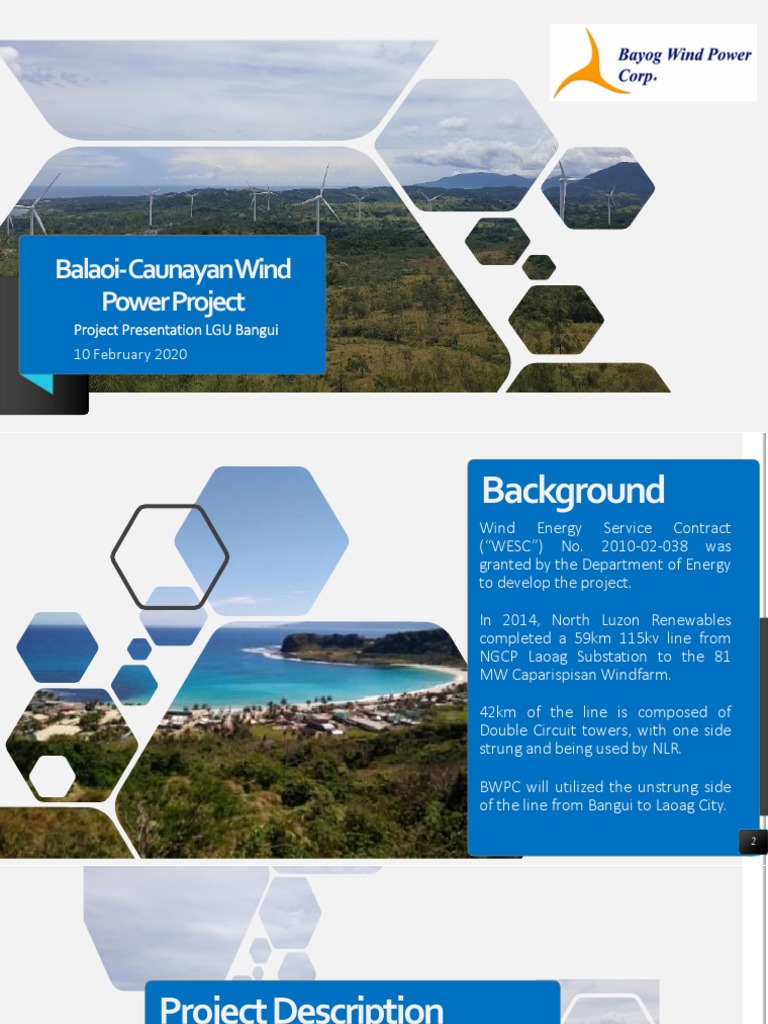 LGU Bangui Supports 41 Tower Bangui TL Route | PDF