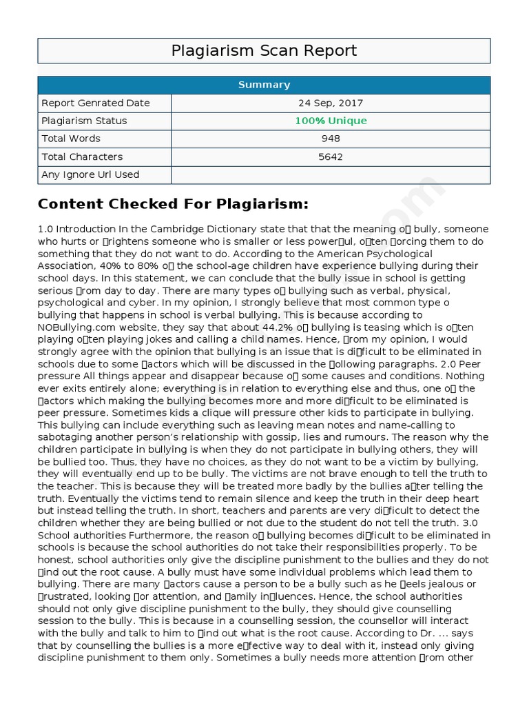 Plagarism Scan Report | PDF