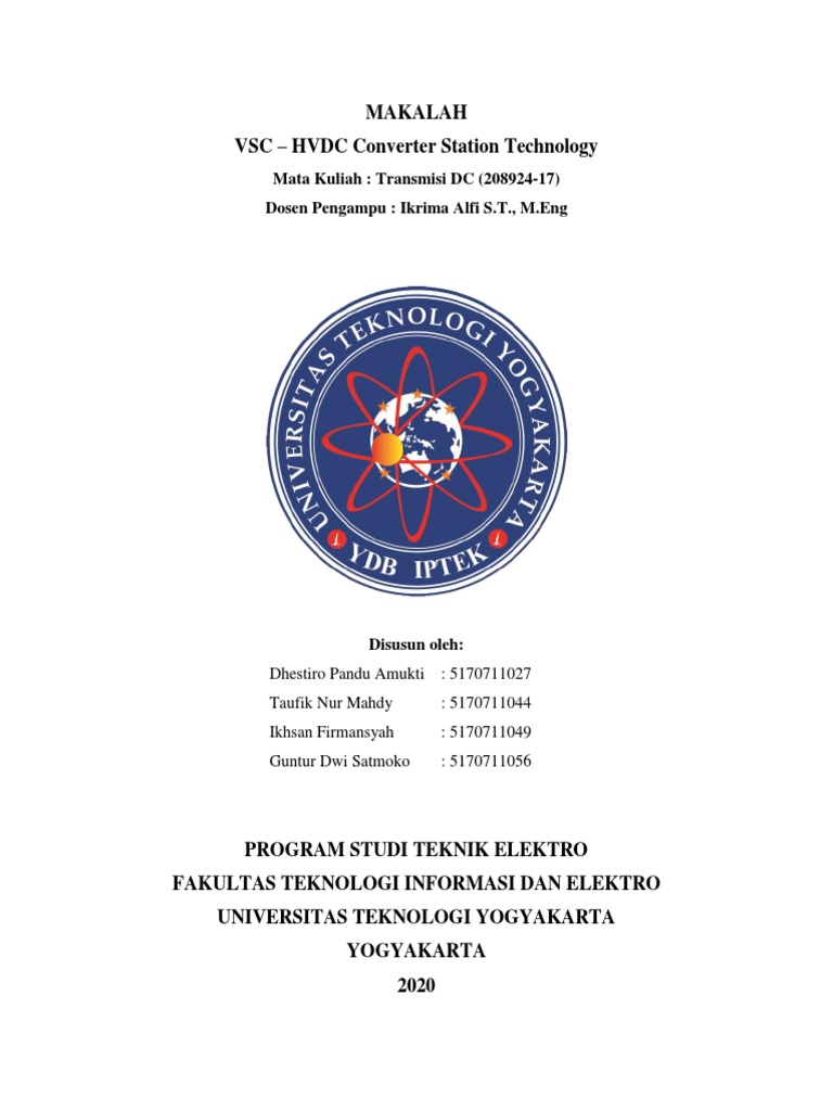 Makalah Transmisi DC | PDF