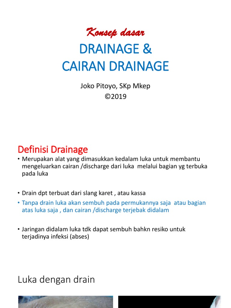 DRAINAGE POST OP Rev | PDF