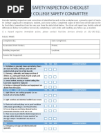 FR-01-EHS-041 Staffhouse Barracks Inspection Checklist | PDF | Toilet ...