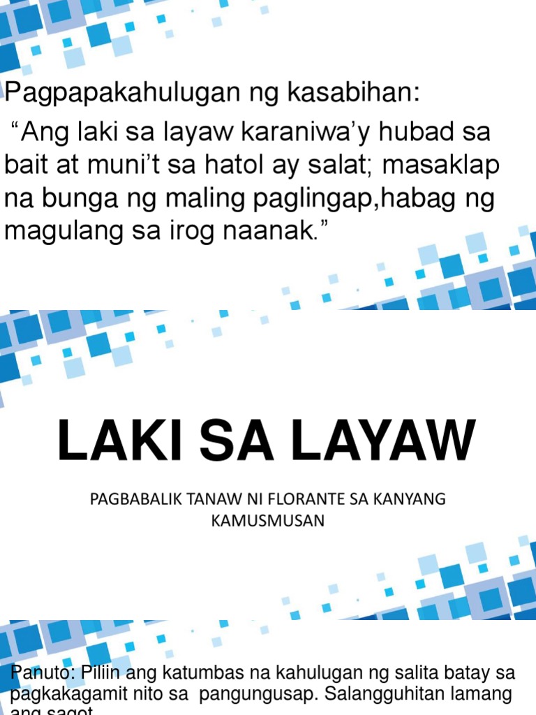 Laki Sa Layaw | PDF
