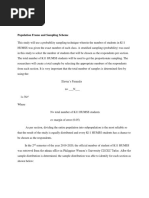 3 - Slovin's Formula - Pr2 | PDF | Sampling (Statistics) | Research Methods