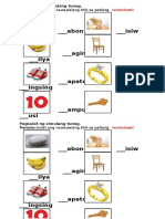 Mga Salitang Nagsisimula Sa Letrang Ee | PDF