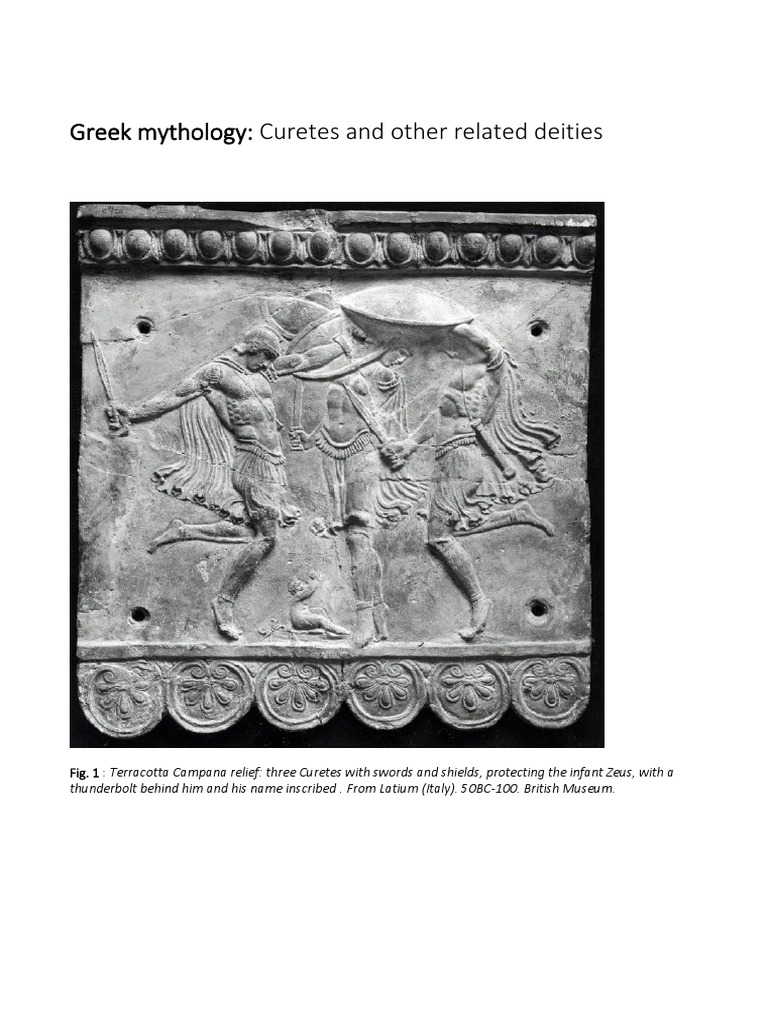 Curetes and Related Deities in Mythology | PDF | Zeus | Ancient Greek ...