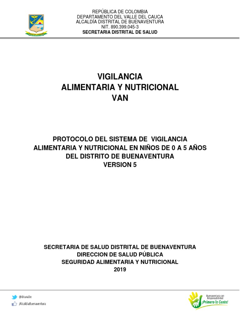 Guia Sisvan Distrito de Buenaventura A5 | PDF | Desnutrición | Nutrición