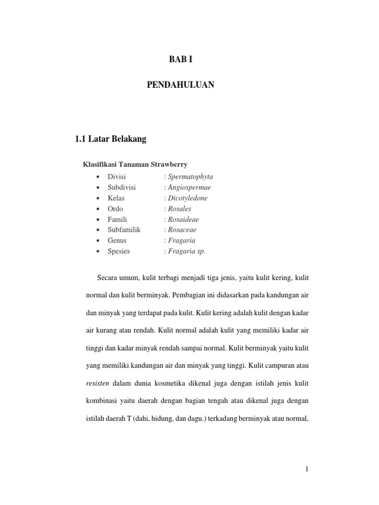 Contoh Makalah Kir Bab I | PDF