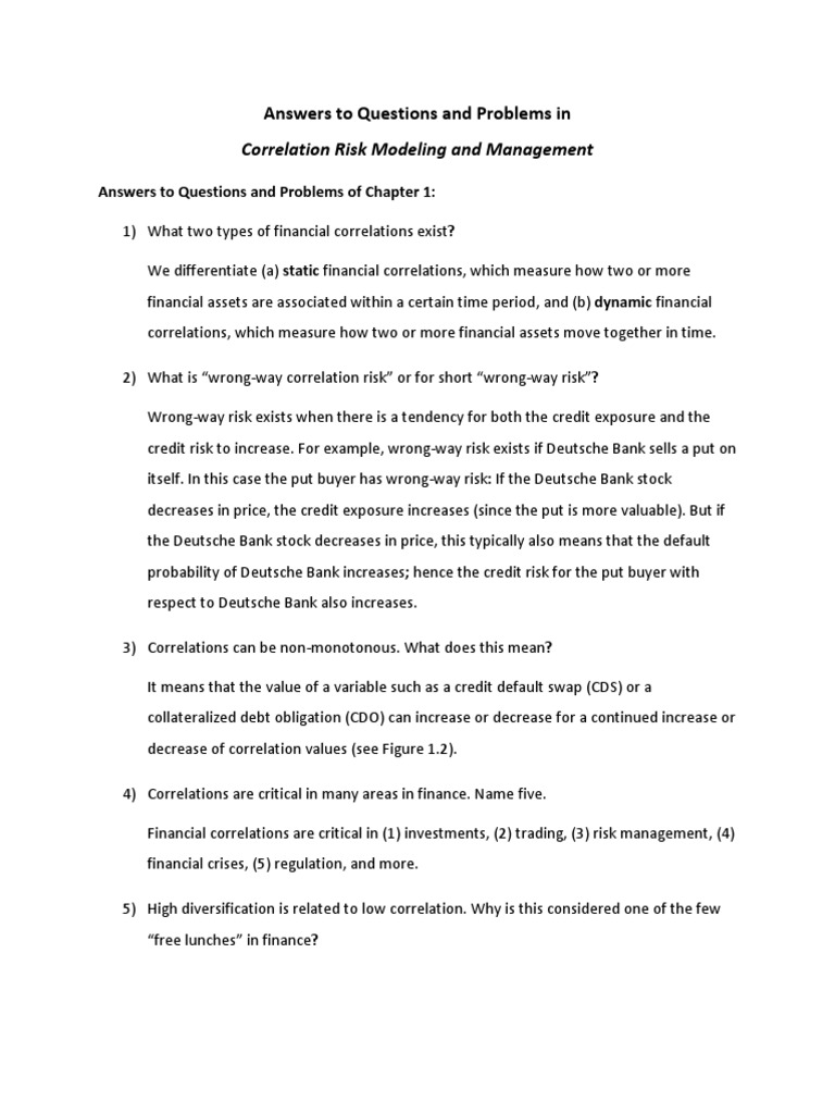 P2 T5 Meissner Correlation | PDF | Collateralized Debt Obligation | Value At Risk