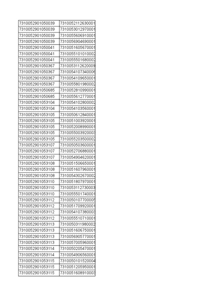 Numeric Data Sequence Analysis | PDF