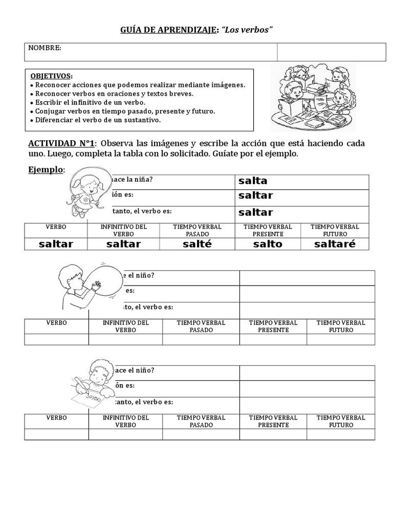 VERBOS 2 Basico | PDF