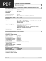 Oxonia Active 150 Ecolab Ficha Técnica | PDF | Quemar | Cloro