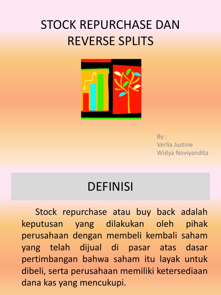 Pemahaman Stock Repurchase dan Reverse Split | PDF | Bisnis ...