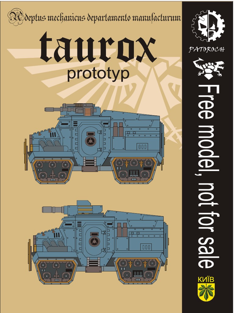 (Warhammer 40k) Taurox - Prototyp | PDF