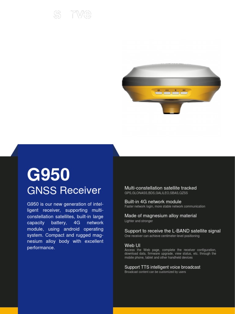 G950 GPS RTK | PDF | Digital Technology | Computer Engineering