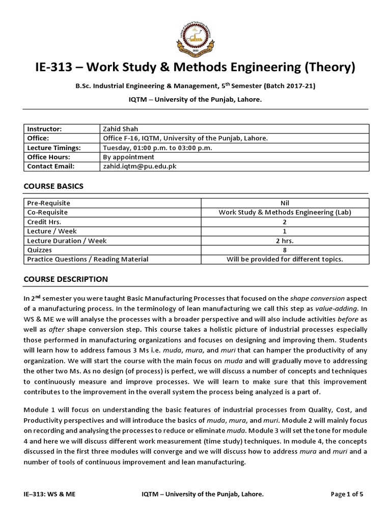 Lesson Plan PDF | PDF | Lean Manufacturing | Learning