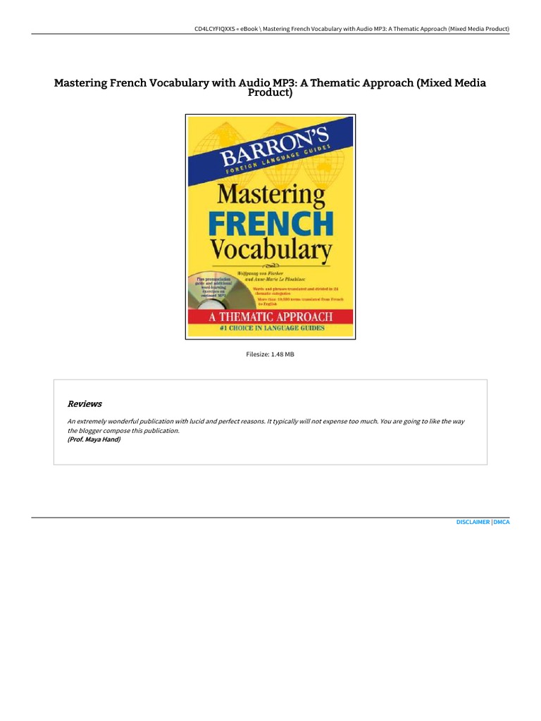 Mastering French Vocabulary with Audio | PDF | Cd Rom | E Books