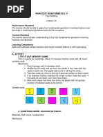 MATH 6 - Q1 - Mod3 | PDF | Division (Mathematics) | Fraction (Mathematics)