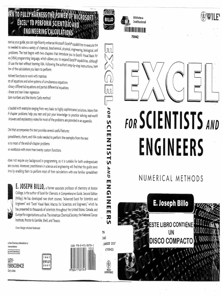 Excel For Scientifics and Engineers PDF | PDF